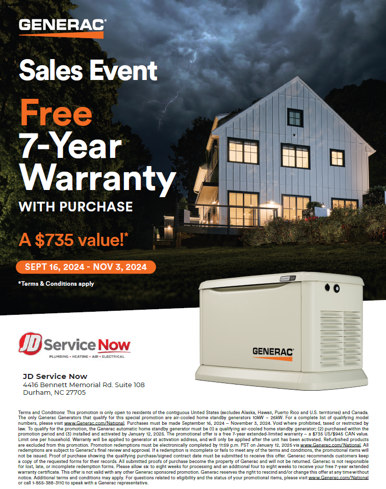 Expert Generator Services in Durham, NC | Call Today!